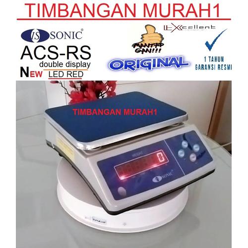 Jual timbangan digital kue ,walet SONIC ACS-RS NEW double display Cap 30 KG - Kota Tangerang ...