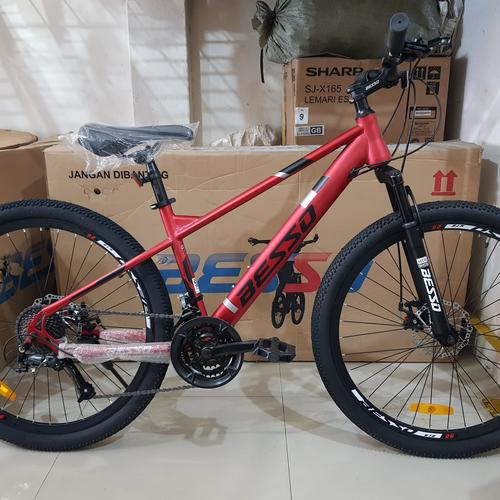 Jual Sepeda Gunung / Sepeda MTB 26 inch BESSO ( Warna Merah / Red ...