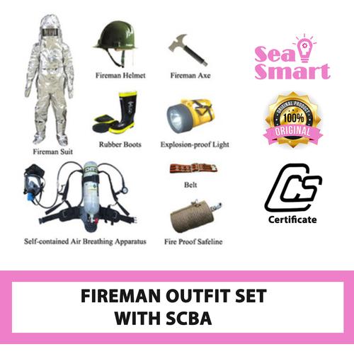 Jual Fireman Outfit Set + SCBA 5L /Baju Pemadam Set+ Breathing ...