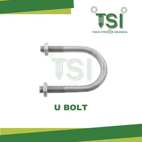 Jual Klem U Bolt | Klem Pipa U Bolt | Baut U - 3/8"x8" - Jakarta Barat ...