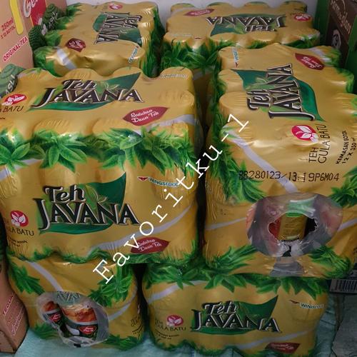Jual Teh JAVANA Teh Gula Batu by Wings Food 350ml.1Pack =12 Botol.OJOL ...