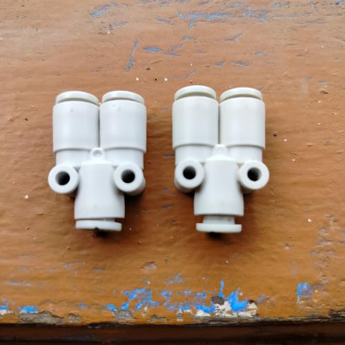 Jual KQ2U06-00S SMC Union Y One-touch fitting for ∅6 Series KQ2 ...