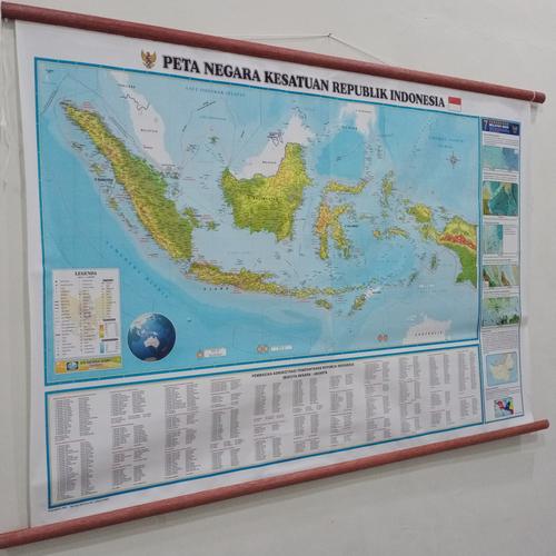 Jual PETA BINGKAI INDONESIA NKRI UK 150X90CM - Kota Surabaya - CV.MAS ...