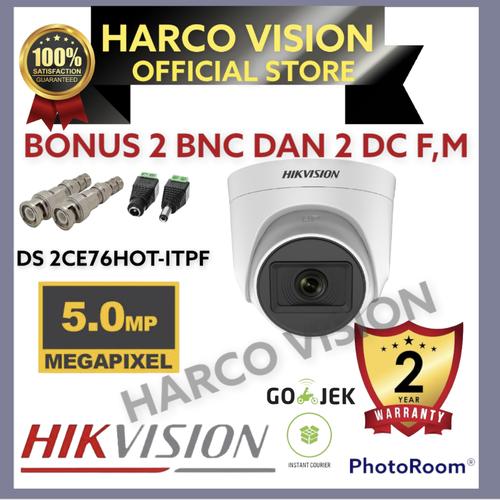 Jual Kamera CCTV HIKVISION 5MP DS-2CE76H0T-ITPF Indoor 5 MP 2560P - Jakarta Pusat - HARCO VISION ...