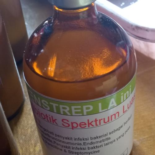 Jual Penstrep LA Inj obat antibiotik spectrum luas untuk hewan - Kab ...