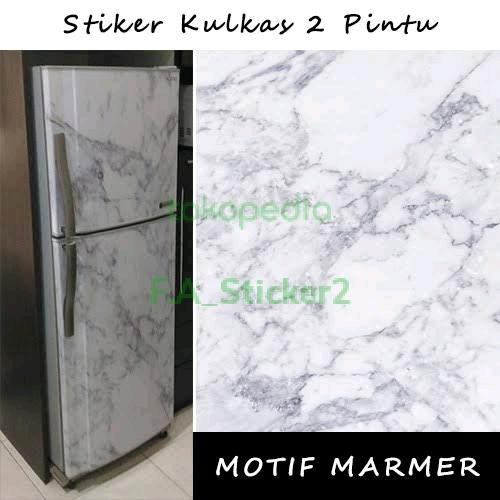 Jual Stiker Kulkas 1 Pintu Dan 2 Pintu / Lemari Es / Freezer Motif ...