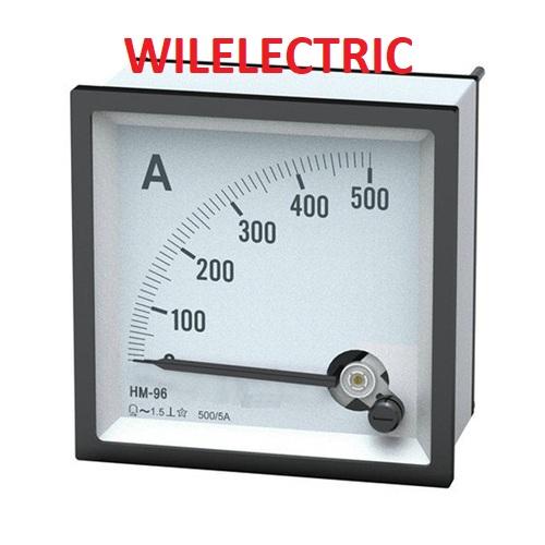 Jual PANEL ampermeter amper meter analog jarum 96X96 96 x 96 via CT 50 ...