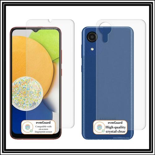 Jual SAMSUNG GALAXY A03 / CORE FRONT BACK CLEAR HYDROGEL SCREEN GUARD ...