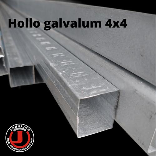 Jual Hollo Plafon 40x40/ Hollo Galvalum 4x4 - Panjang 4m - Kota Bekasi ...