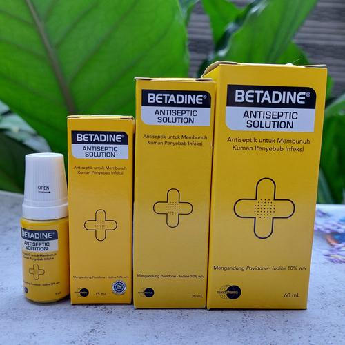 Jual Betadine Antiseptic Solution - 5 ml - Kab. Banyumas - Apotek Mitra ...