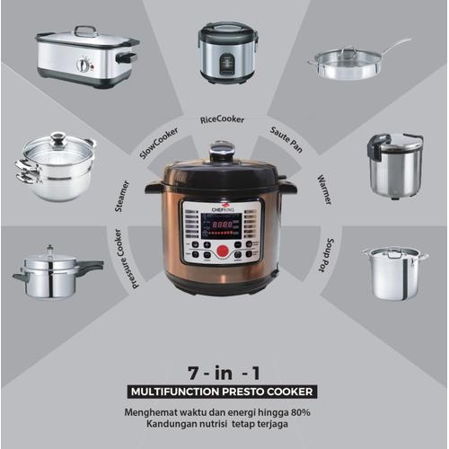 Jual 7In1 Multifunction Presto Cooker Digital Presto Cooker Masak ...