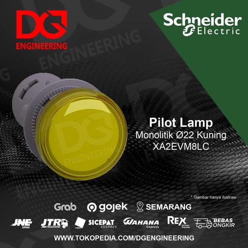 Jual Schneider Monolitik Pilot Lamp 22mm LED 220VAC Kuning XA2EVM8LC ...