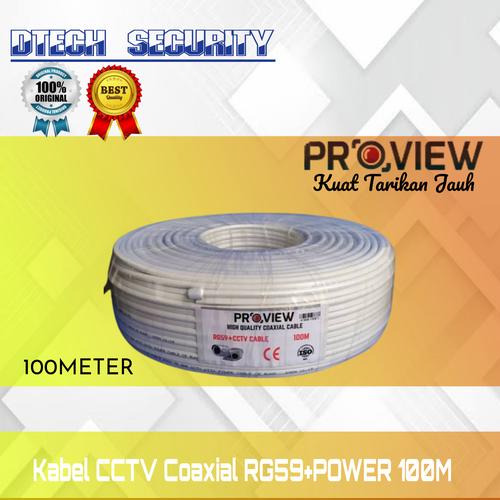 Jual Kabel CCTV Rg59+P Proview 100m\Kabel Proview 100m Best Product ...