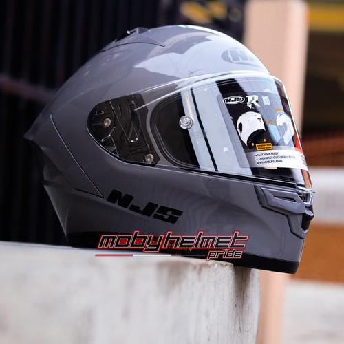 Jual Helm NJS ZX1R - Stone Grey - Glossy - Kab. Bekasi - Moby Helmet ...