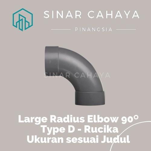 Jual Rucika Large Radius Elbow 90 derajat Tipe D PVC ukuran 3 ...