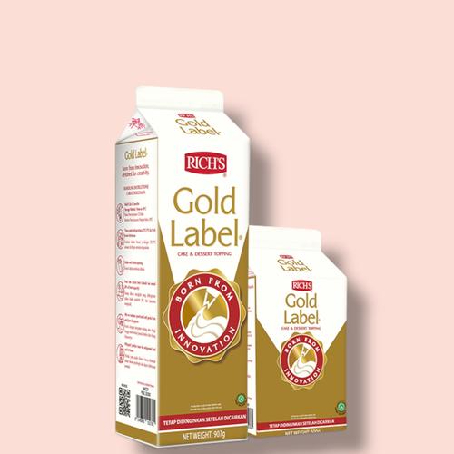 Jual RICH GOLD LABEL WHIPPING CREAM 907GR/500GR - 907gram - Kota Bekasi ...