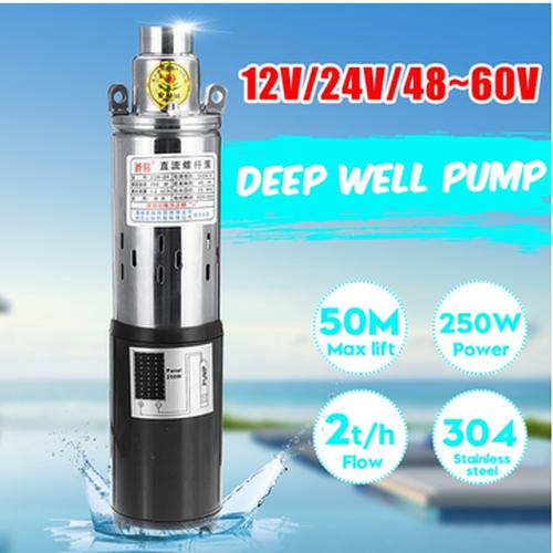 Jual Pompa Air Submersible Tekanan Tinggi DC 12V/ 24V/48V 80m Untuk ...