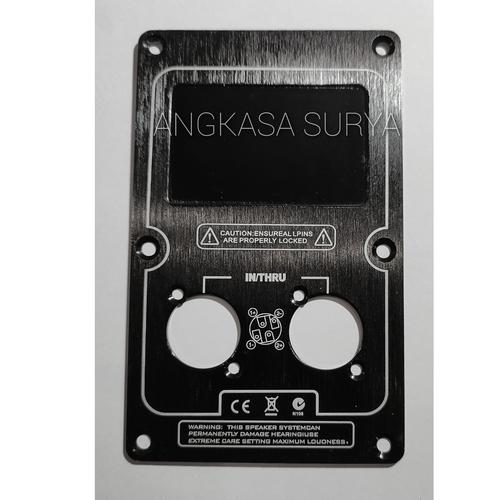 Jual Plat Aluminium Spikon 2 Pin Terminal Speakon Plat Warna Dudukan ...