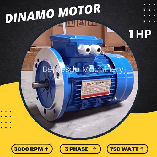 Jual 1 HP Elektro Motor RPM 3000 1500 1000 B5 Dinamo Listrik 3 Phase ...