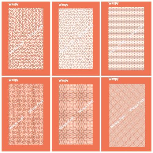 Jual Polymer Clay Silk Screen Cetakan Texture Motif Stencil Screen ...