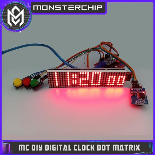 Promo MC KIT DIGITAL CLOCK RTC DS3231 & DOT MATRIX DIY JAM DIGITAL ARDUINO - Kota Bandung ...