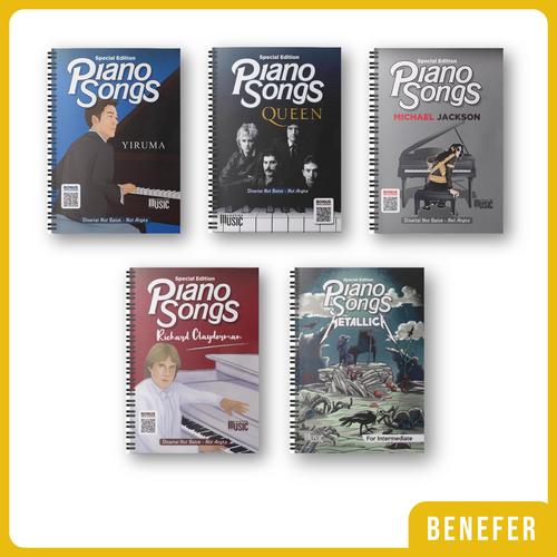 Jual Buku Piano Songs Special Edition Disertai Not Balok Not Angka ...