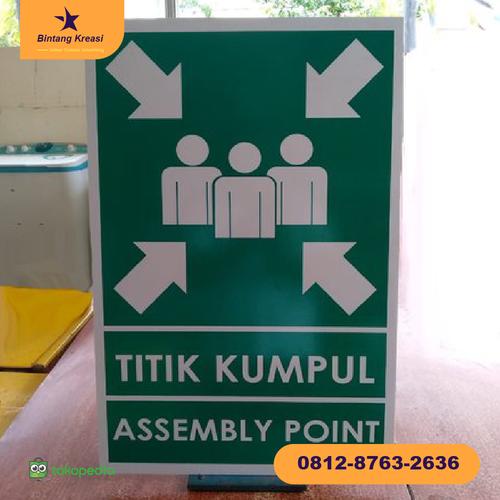 Jual SIGN AKRILIK K3 RAMBU SAFETY TITIK KUMPUL UKURAN 20X30CM - Jakarta ...