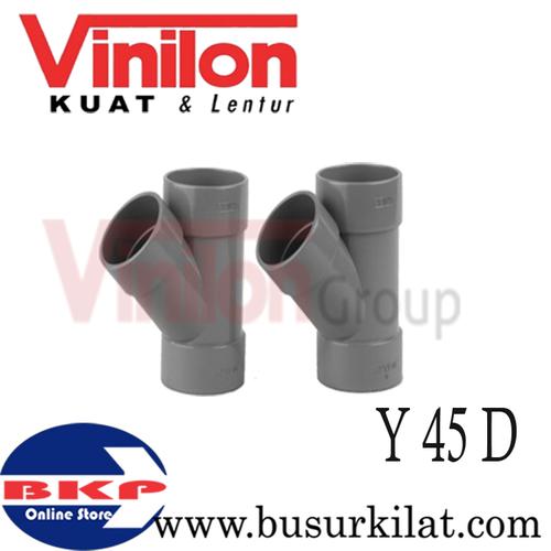 Jual Y Branch Pvc / Y 45 Pvc / Fitting Pipa / Sambungan Pipa Vinilon ...