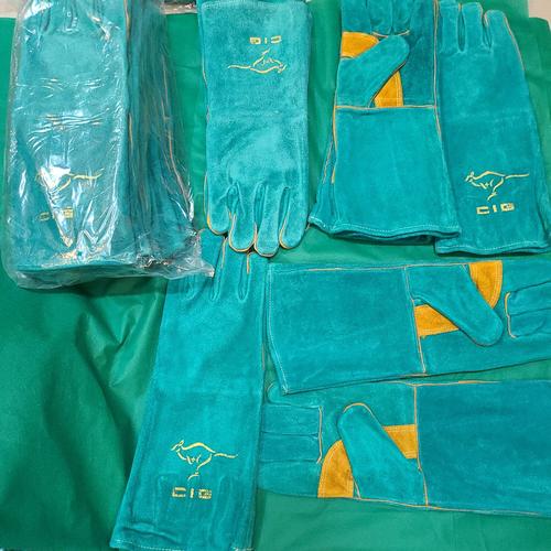 Jual Sarung Tangan Las CIG 6460 Green Gold / Welding gloves CIG Green ...