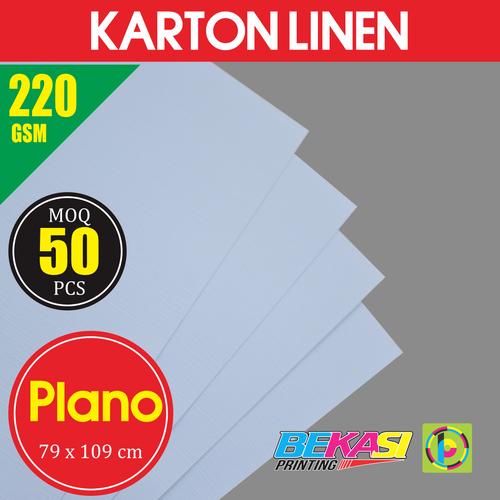 Jual Kertas Karton Linen Putih Ukuran Plano 79x109 cm - Kirim Utuh ...