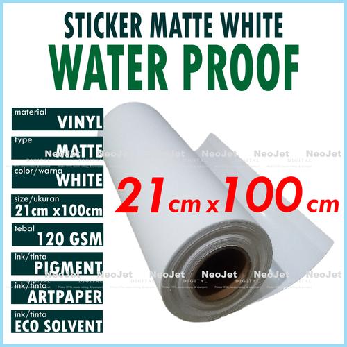 Jual Stiker Vinyl Matte Inkjet Waterproof Doff Doft Mate A4 Putih ...