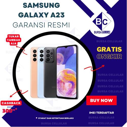 Jual Samsung Galaxy A23 6/128 6GB/128GB Resmi SEIN Black Blue Peach ...