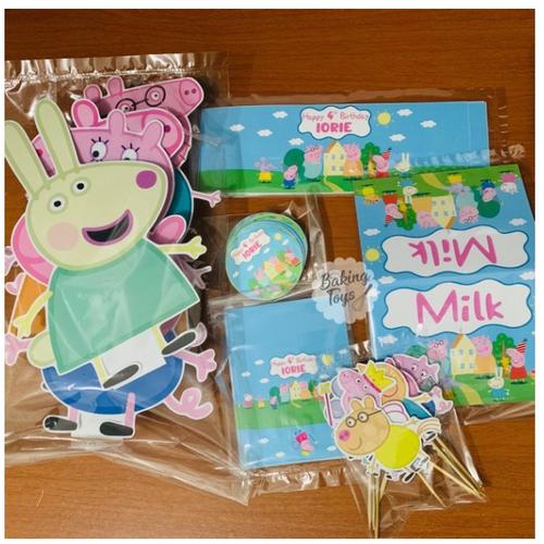 Jual Paket Label Dessert Table Birthday / Hiasan Meja Ultah - Pepa Pig ...