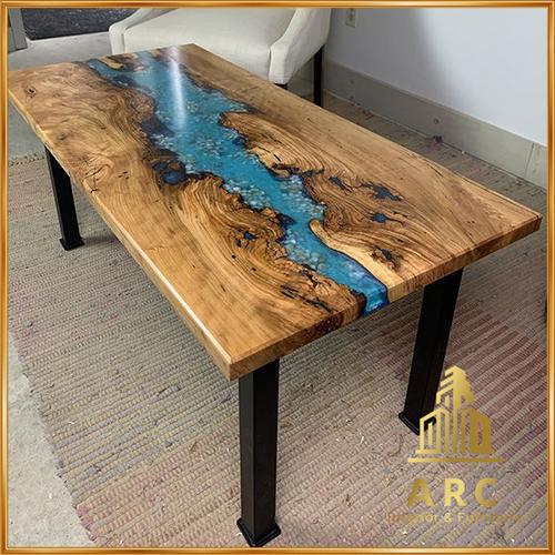 Jual meja resin epoxy trembesi/meja kantor/meja makan/meja meeeting ...
