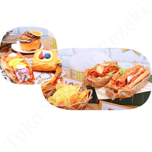 Jual Roti Pizza Papercraft Make Believe Miniature Bakery Paper Craft ...