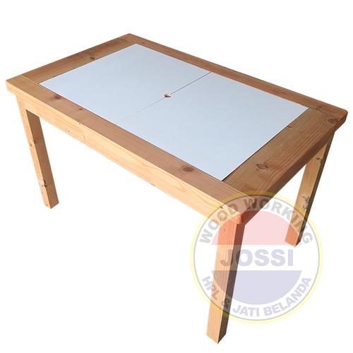 Promo Sensory Table Montessori 02/ Meja Mainan Model Kotak Kayu Jati ...