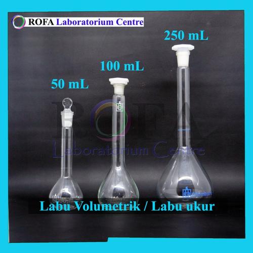 Jual Labu Volumetrik / Labu Ukur / Labu Takar / Volumetric Flask 250 mL - Kota Bandung - ROFA ...