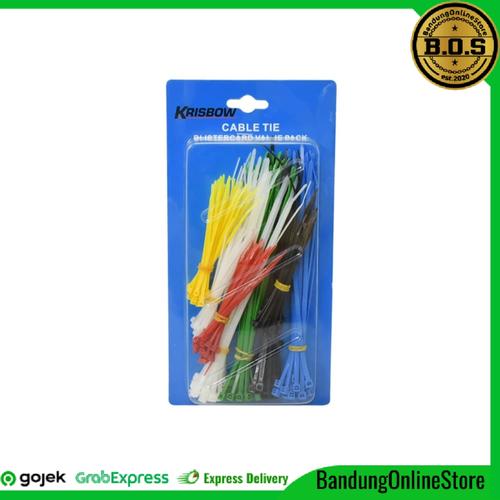 Jual Tali Ripet Cable Ties KRISBOW Set Tali Pengikat Blistercard 200 ...