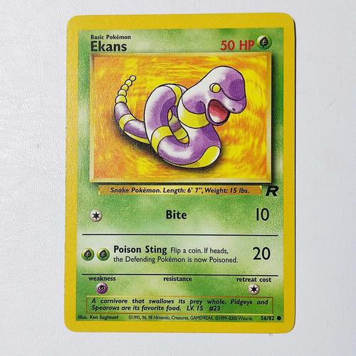 Jual Ekans 56/82 - Team Rocket Pokemon Card English TCG - Jakarta Timur ...
