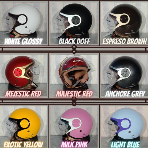 Jual HELM CARGLOSS YR HIJAB SOLID/POLOS | RETRO BOGO | VARIAN WARNA ...