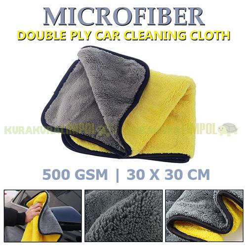 Jual Kain Lap Mobil Motor Handuk Microfiber 30 x 30 cm 500 GSM ...