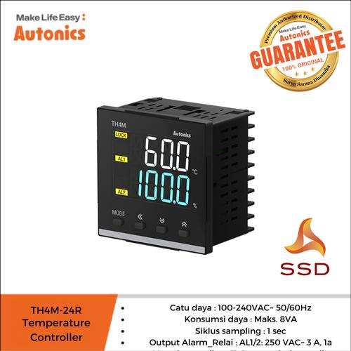 Jual Temperature Controller Pengatur Suhu On / Off Autonics TH4M-24R ...