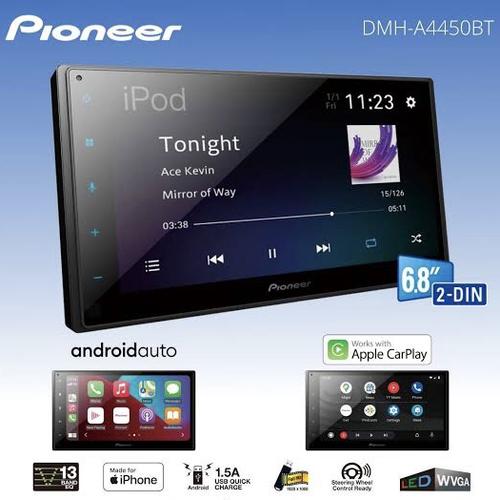 Jual New Pioneer DMH-A4450BT - Head Unit 7" Apple Carplay, Android Auto ...