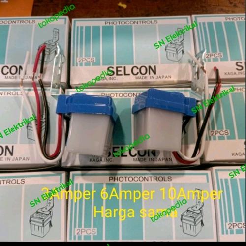 Promo Photocell/Photo switch/Sensor Cahaya SELCON 3A,6A,10A 220VAC ...