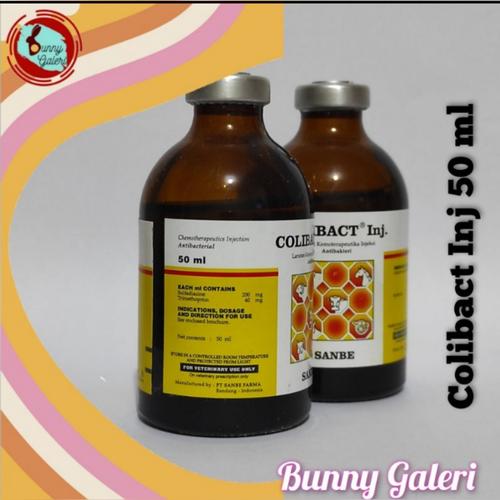 Jual COLIBACT INJ kemasan 50 ml, untuk infeksi pernafasan dan ...