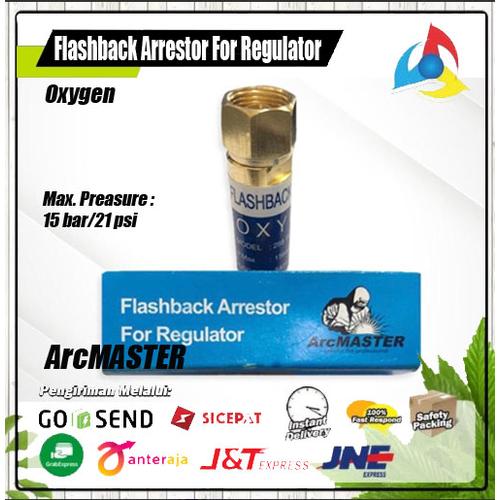 Jual Flashback Arrestor For Torch Regulator Oxygen-Acetylene LPG ...