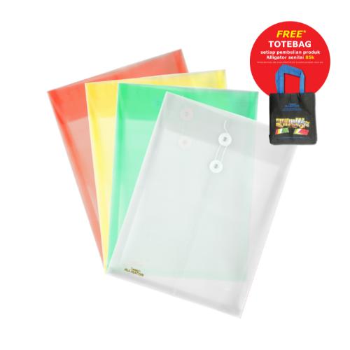 Jual Alligator A4 File Tie Transparent - Hijau - Jakarta Barat ...