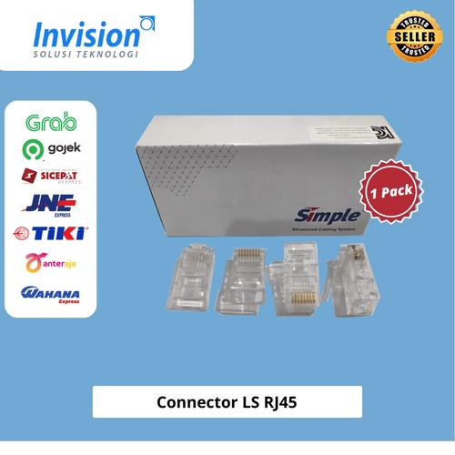 Jual LS RJ45 Connector Cat5e Pack isi 100pcs - Kota Semarang ...