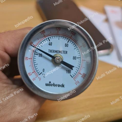 Jual Thermometer Payung 2" inch 100°C derajat celcius / Alat Ukur Suhu ...