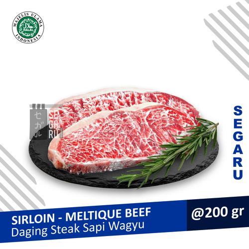 Promo Sirloin Steak Wagyu Meltique | Striploin Beef Steak Meltik 200 ...